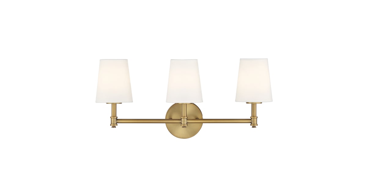 Bellevue SH80051NB 3 Light 24" Wide Bathroom Vanity Light | Ferguson Home