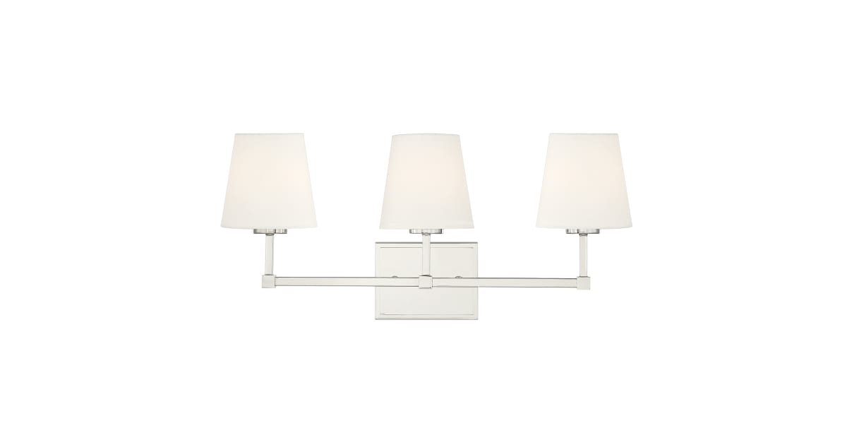 Bellevue SH80053PN 3 Light 24" Wide Bathroom Vanity Light | Ferguson Home
