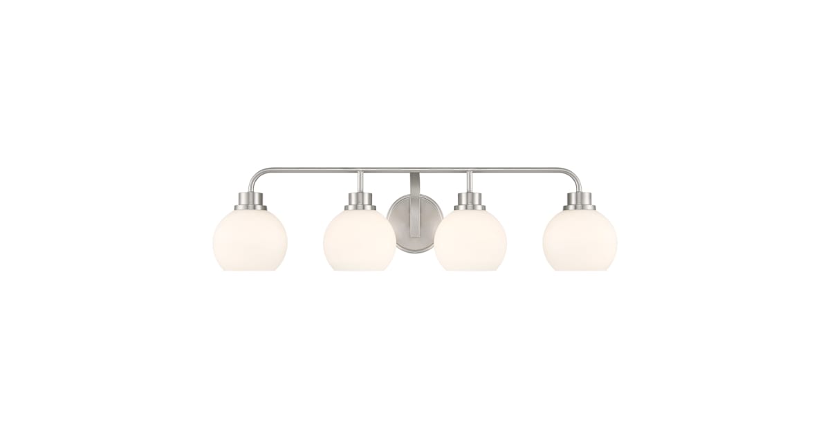 Bellevue SHBF55239BN Meridian 4 Light 32" Wide Vanity Light with Opal ...