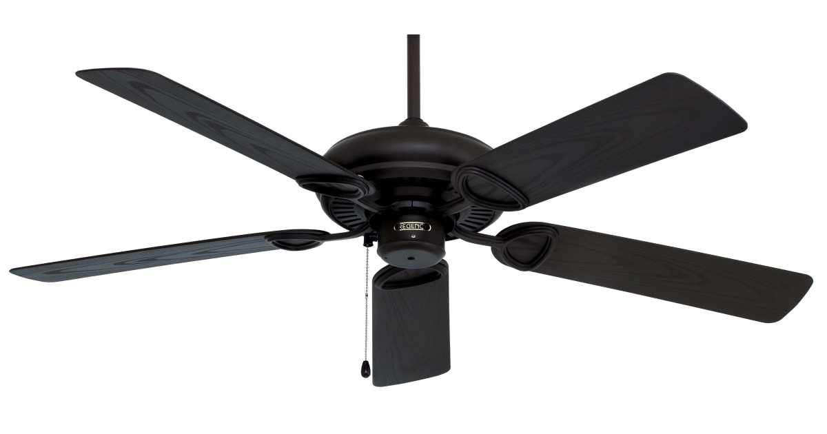 Bellevue VC2-MB Oxford 52" 5 Blade Indoor / Outdoor Ceiling Fan ...