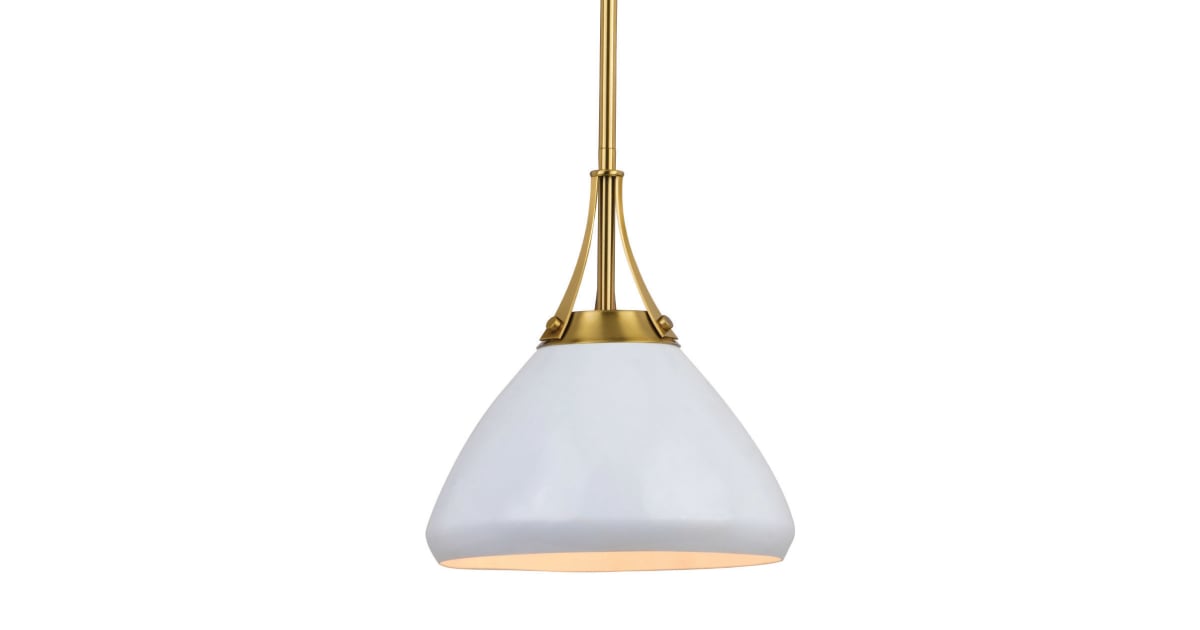 Bellevue VXP97870SBGWMW Ellouise 10" Wide Pendant | Build.com