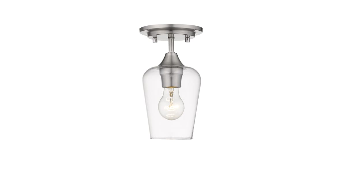 Bellevue ZCF39848BN Celia 6" Wide Semi-Flush Ceiling Fixture | Ferguson ...