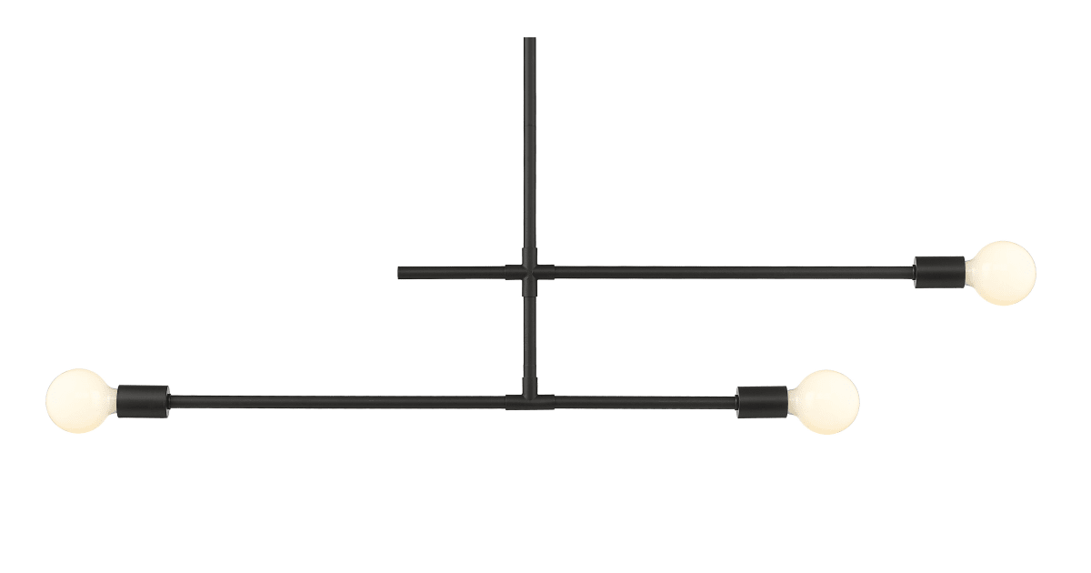 Bellevue ZCH18518MBK Abra 3 Light 41" Wide Abstract Chandelier | Build.com