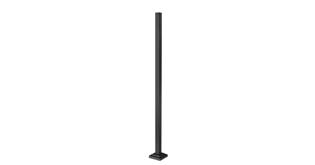 Bellevue ZPO46208BK 96" Concrete Mounted Outdoor Post | Ferguson Home