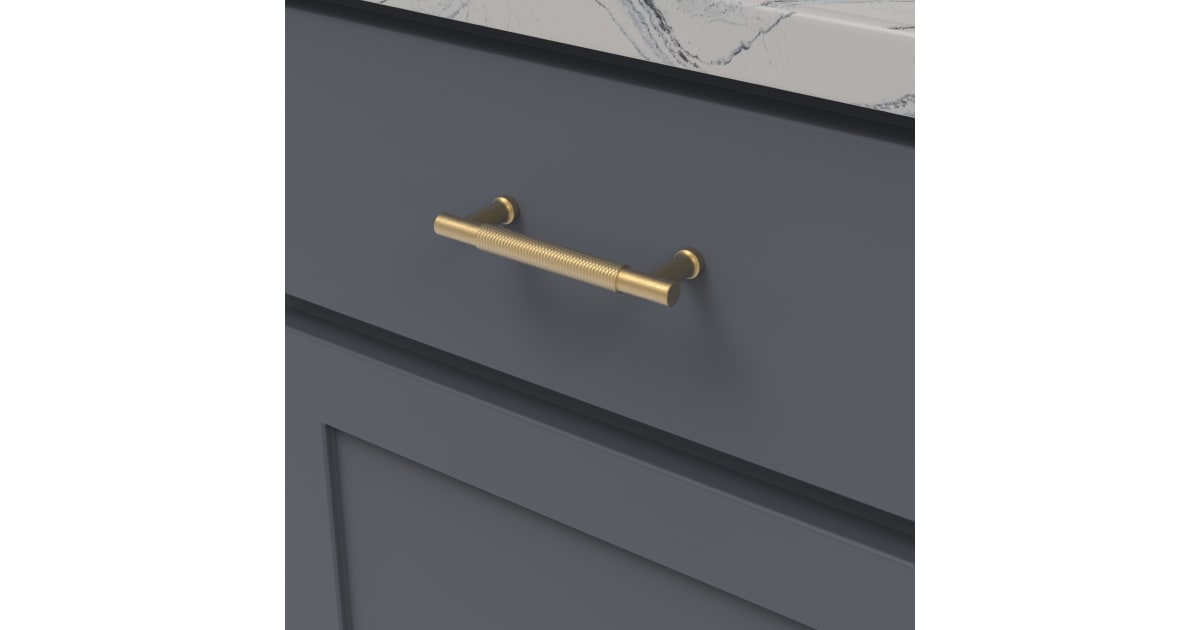 Belwith Keeler B079429-BGB Verge 3-3/4" Center to Center Solid Brass ...