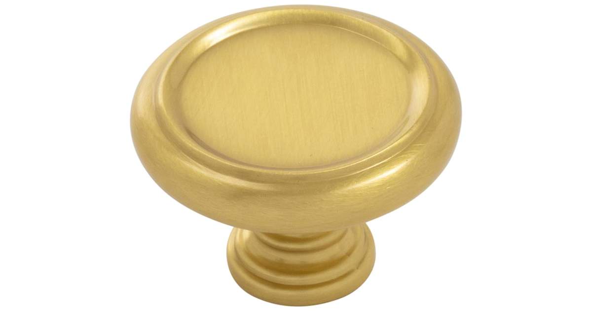 Belwith Keeler B079931-BGB Berkshire 1-1/2" Mushroom Traditional Ringed ...