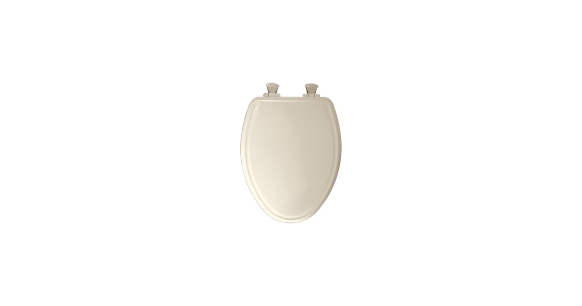 Bemis 1600E2 346 Elongated Closed Front Molded Wood Toilet Seat ...
