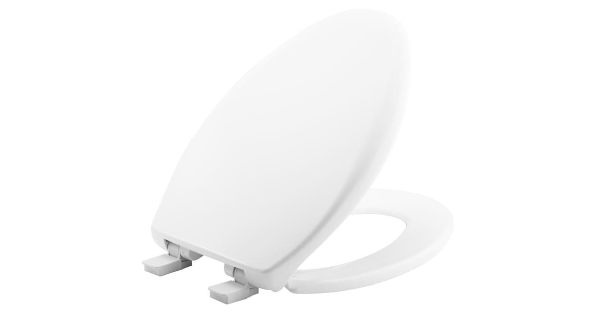Bemis 1200E4CT 000 Affinity Elongated Closed-Front Toilet Seat with Top ...