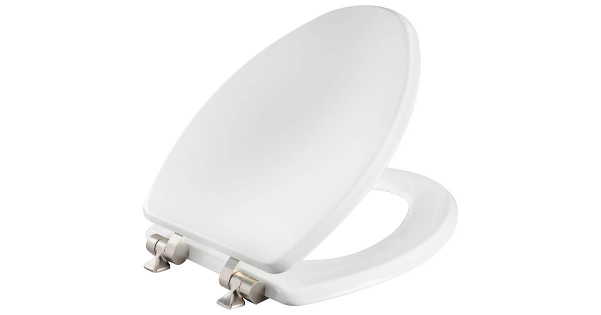 Bemis 126NISLA 000 Mayfair Benton Elongated Closed-Front Toilet Seat ...