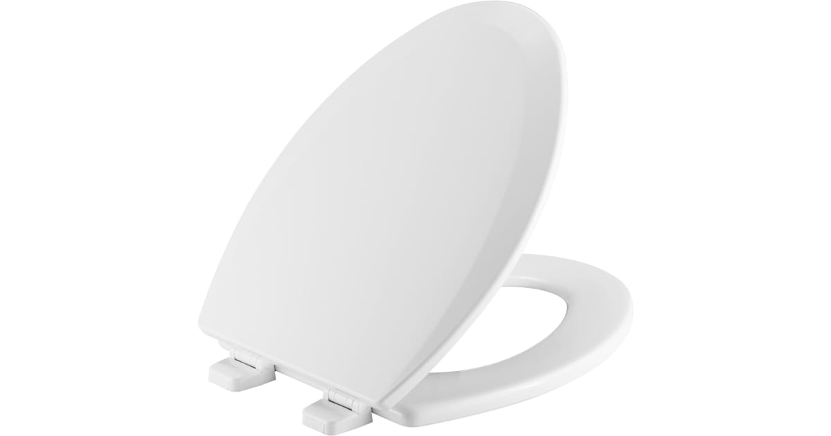 Bemis 1500TTT 000 Elongated Closed-Front Toilet Seat and Lid with Top ...