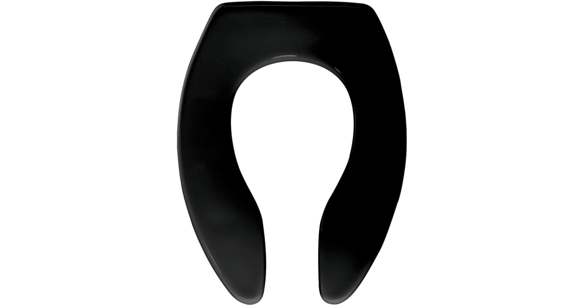 Bemis 1655CT 047 Elongated Open-Front Less Cover Commercial Plastic ...