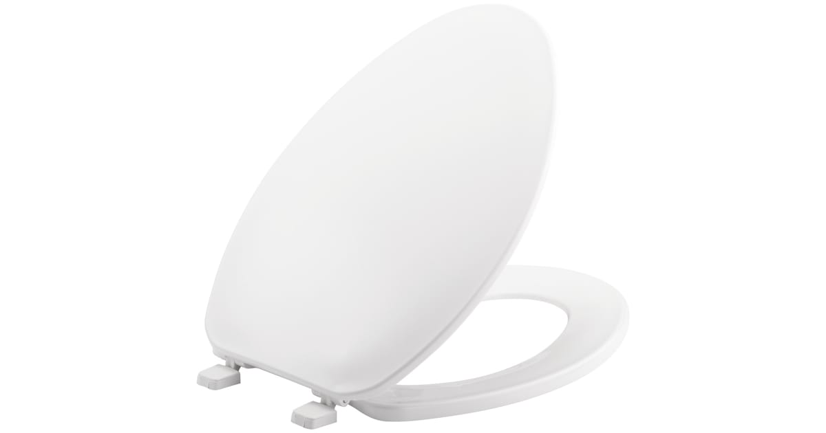 Bemis 170TK 000 Elongated Plastic Toilet Seat and Lid with Top-Tite ...