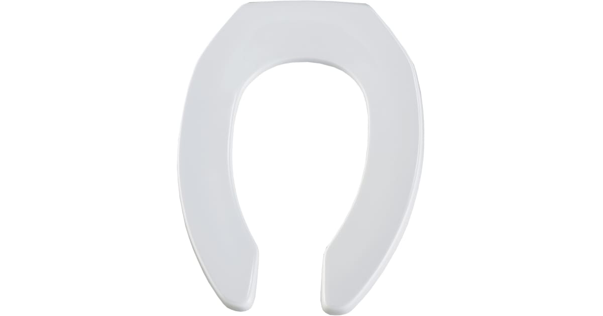 Bemis 1955CTJ 000 Elongated Bowl Open Front Toilet Seat Less Cover ...