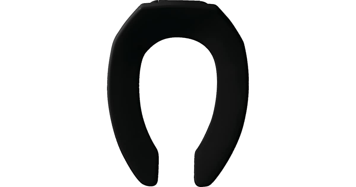 Bemis 1955SSCT 047 Elongated Open-Front Toilet Seat with Stay·Tite ...