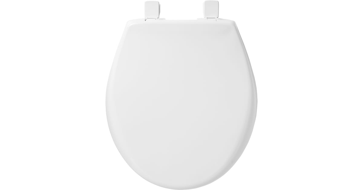Bemis 200E3 000 Round Closed-Front Toilet Seat and Lid with Whisper ...