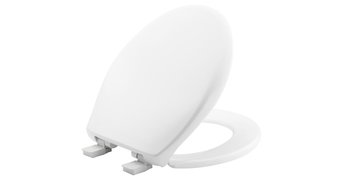 Bemis 200E4 000 Affinity Round Closed-Front Toilet Seat and Lid with ...