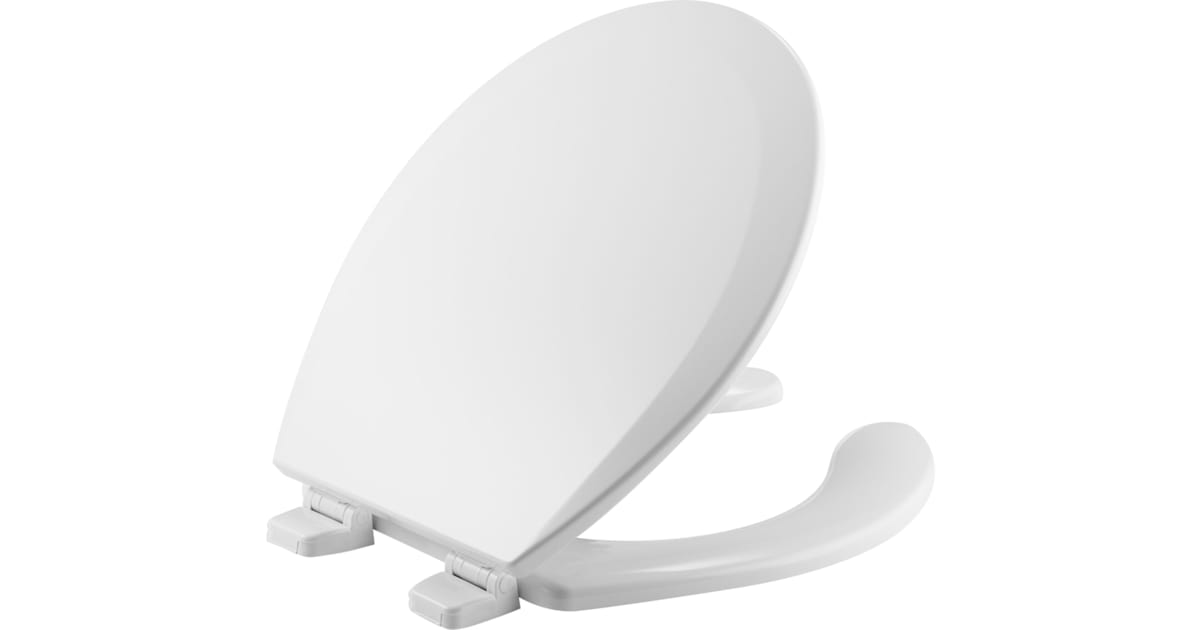 Bemis 550TTT 000 Round Open-Front Toilet Seat | Ferguson Home