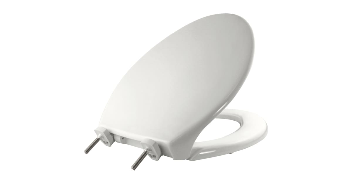 Bemis 7800TDG 000 Elongated Hospitality Plastic Closed-Front Toilet ...