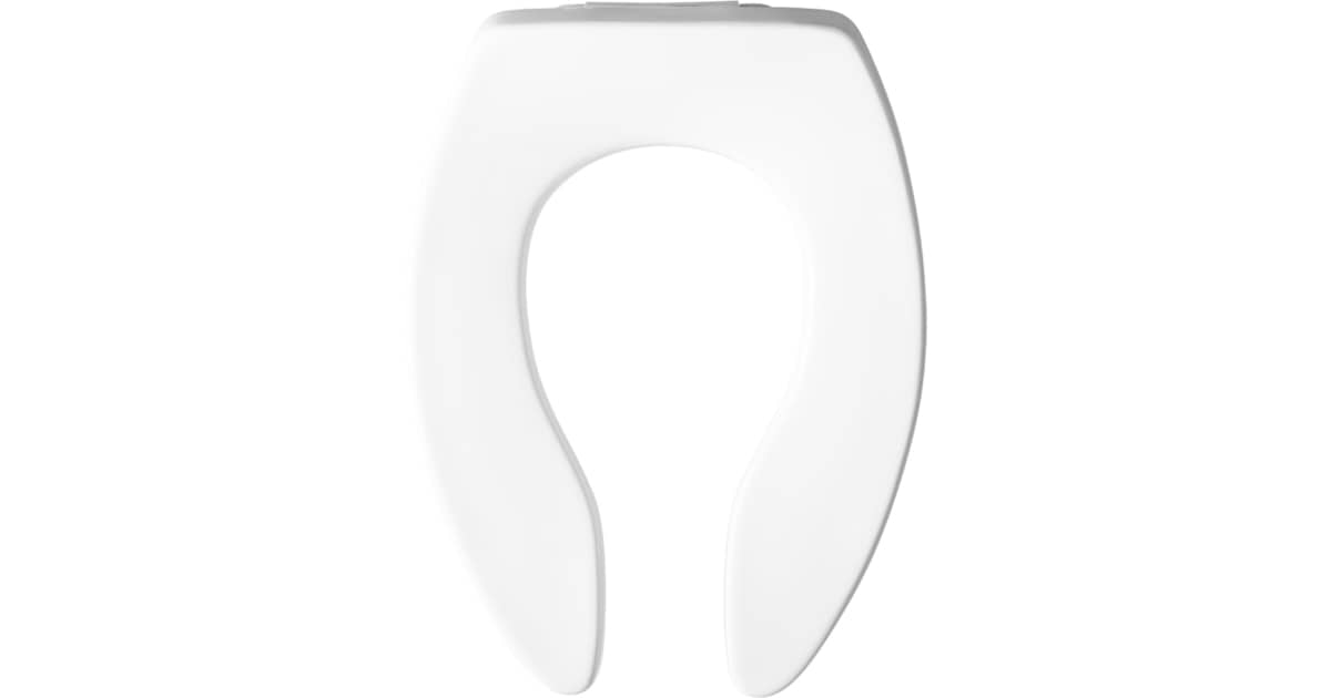Bemis 9500SSCT 000 Elongated Open-Front Toilet Seat with Stay·Tite ...