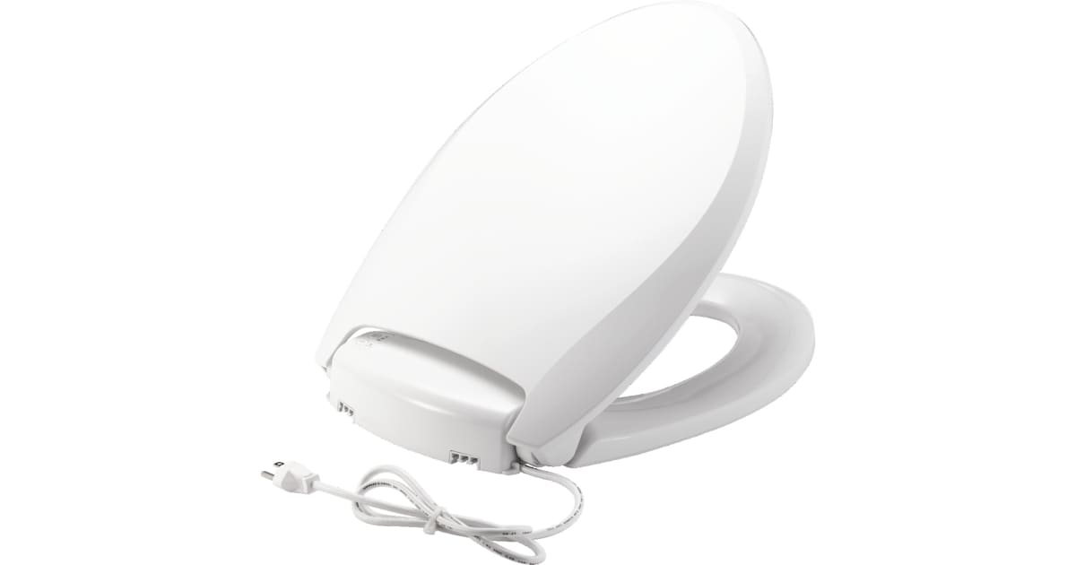 Bemis H1900NL 000 Radiance Elongated Closed-Front Toilet Seat and Lid ...