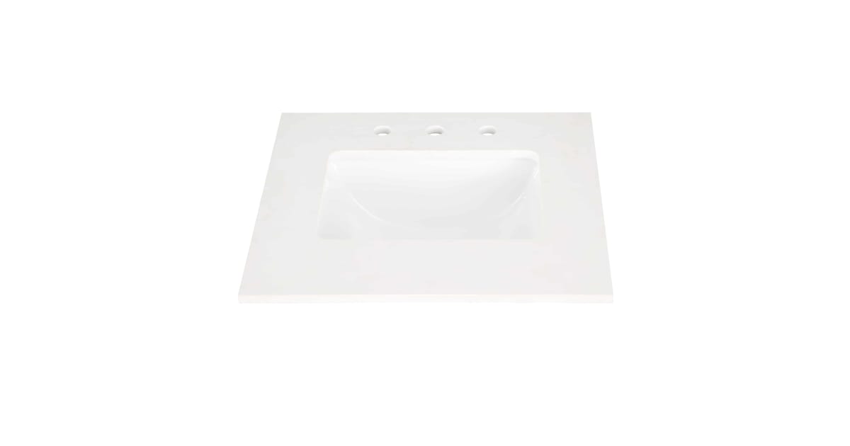 BEMMA VT-DM24S-C03S-3 Diamond 24" Quartz Vanity Top | Ferguson Home
