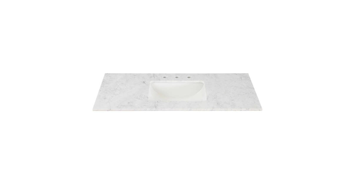 BEMMA VT-DM48S-M03S-3 Diamond 48" Marble Vanity Top | Ferguson Home