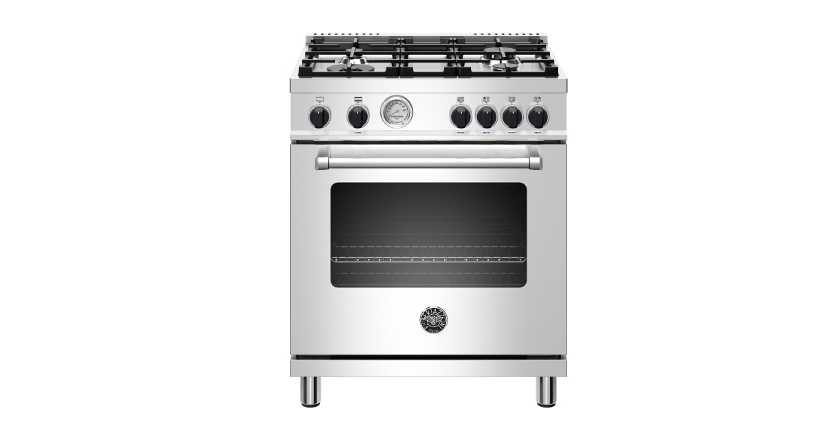 Bertazzoni MAST304GASXV LP Master Series 30 Inch Wide 4.7 Cu. Ft. Free ...