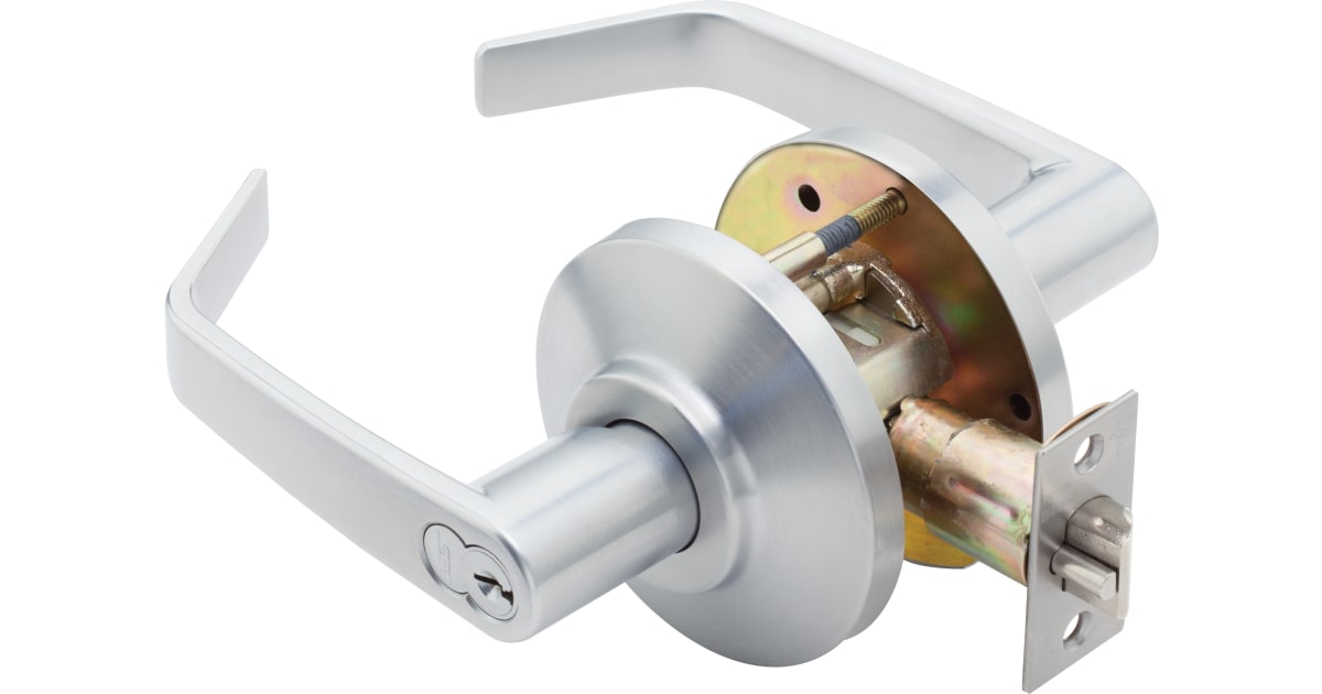 Best Access 7KC37AB15DSTK626 7KC Series Keyed Entry Door Lever Set with ...