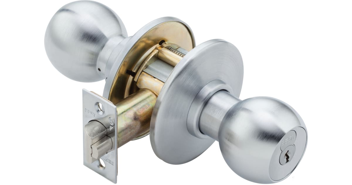 Best Access 8K37D4AS3626 8K Series Storeroom Keyed Entry Door Knob Set ...