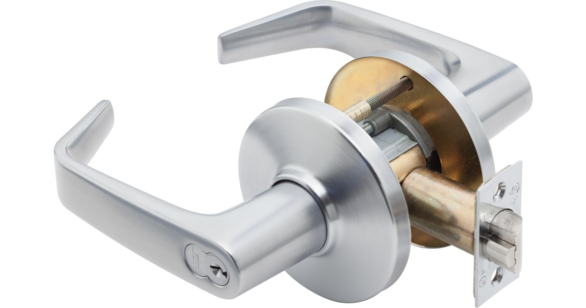 Best Access 9K37AB15CS3626 9K Series Keyed Entry Door Lever Set with ...