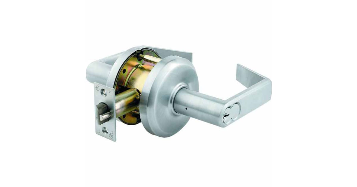 Best Access QCL271E626 QCL 200 Series Storeroom Keyed Entry Door Lever ...