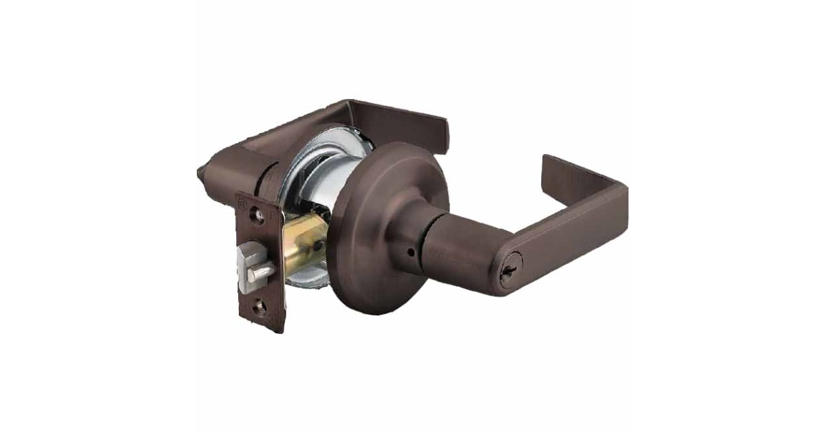 Best Access QTL250E613 QTL 200 Series Office Keyed Entry Door Lever Set ...