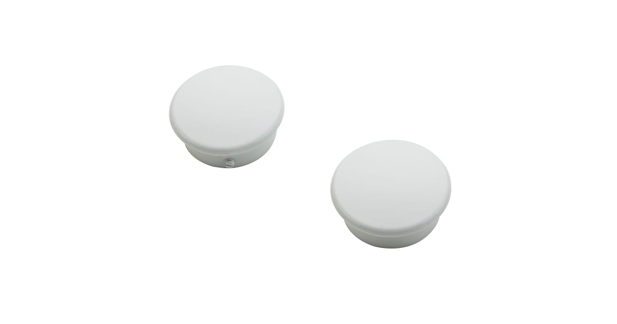 Best Access S822-090 Heavy Duty Closet Rod End Cap (Set of 2) | Build.com