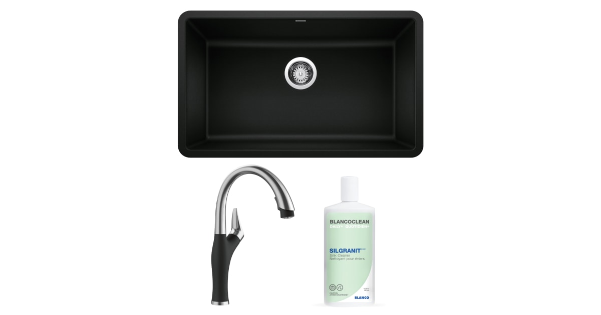 Blanco BU-442931 Precis 30" Undermount Single Basin SILGRANIT Kitchen ...
