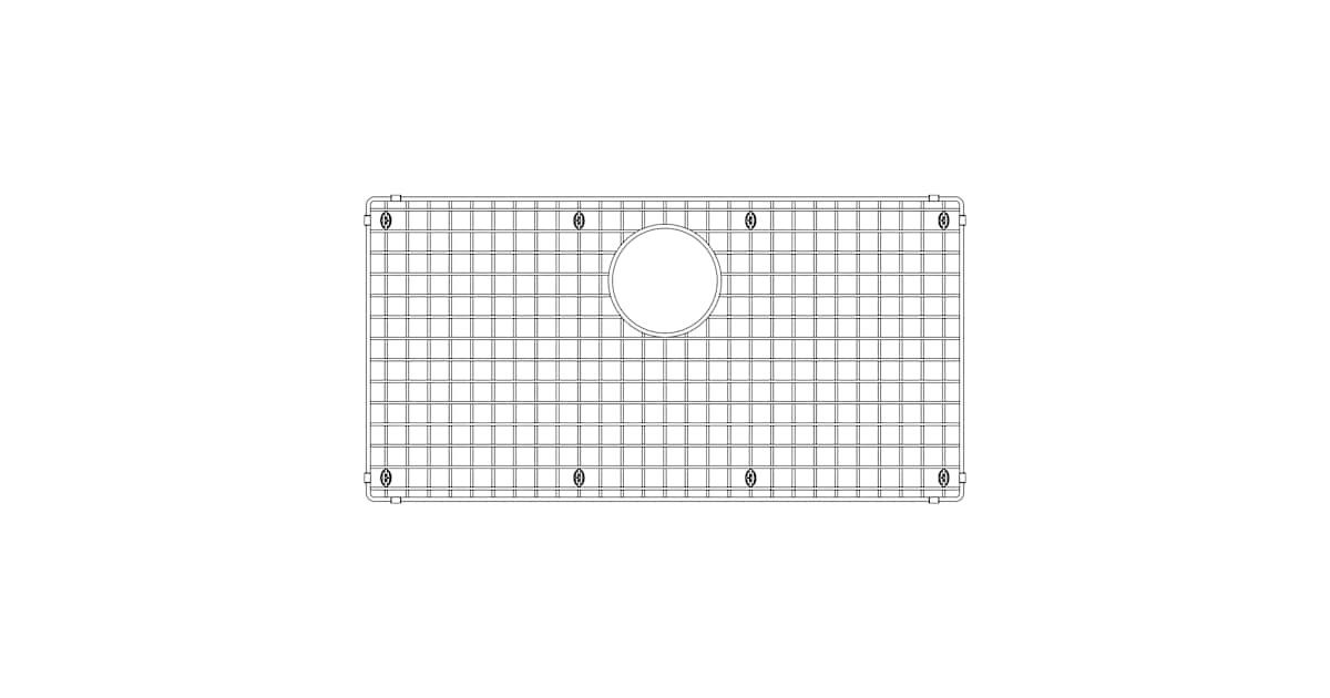 Blanco 235968 Quatrus 28-1/2" L x 14-1/2" W Stainless Steel Basin Rack ...