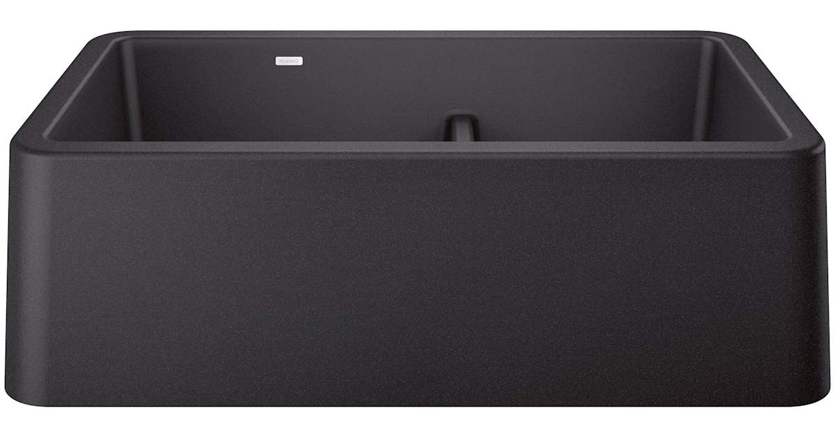 Blanco 402322 Ikon 33" Farmhouse Double Basin SILGRANIT Kitchen Sink ...