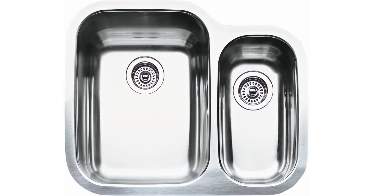 Blanco 440163 Supreme Double Basin Stainless Steel Kitchen Sink 25 3/4 ...