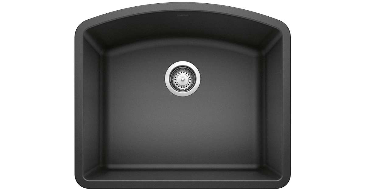 Blanco 440174 Diamond 24" Undermount Single Basin SILGRANIT Kitchen ...