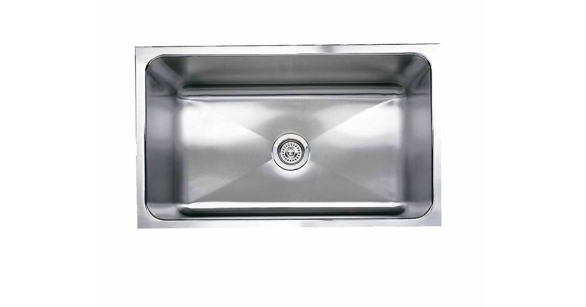 Blanco 440298 Magnum 31-1/4" Undermount Single Basin Stainless Steel ...