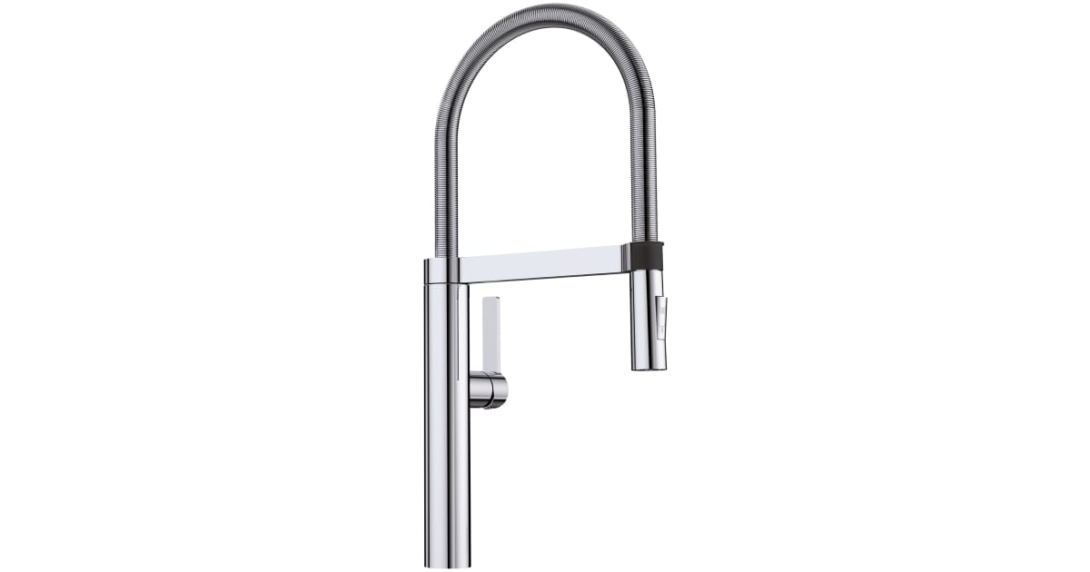 Blanco 441331 Culina 2.2 GPM Single Hole Pre Rinse Kitchen Faucet ...