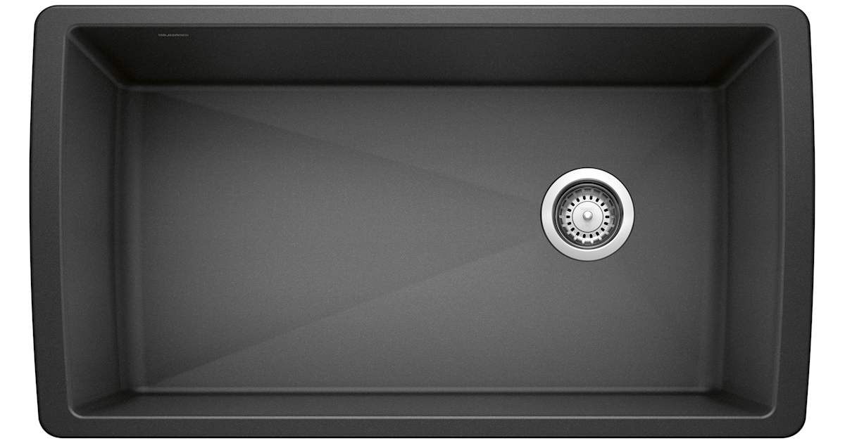 Blanco 441768 Diamond 33-1/2" Undermount Single Basin SILGRANIT Kitchen ...