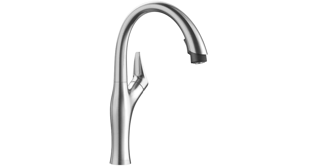 Blanco 442037 Artona 1.5 GPM Single Hole Pull Down Kitchen Faucet ...