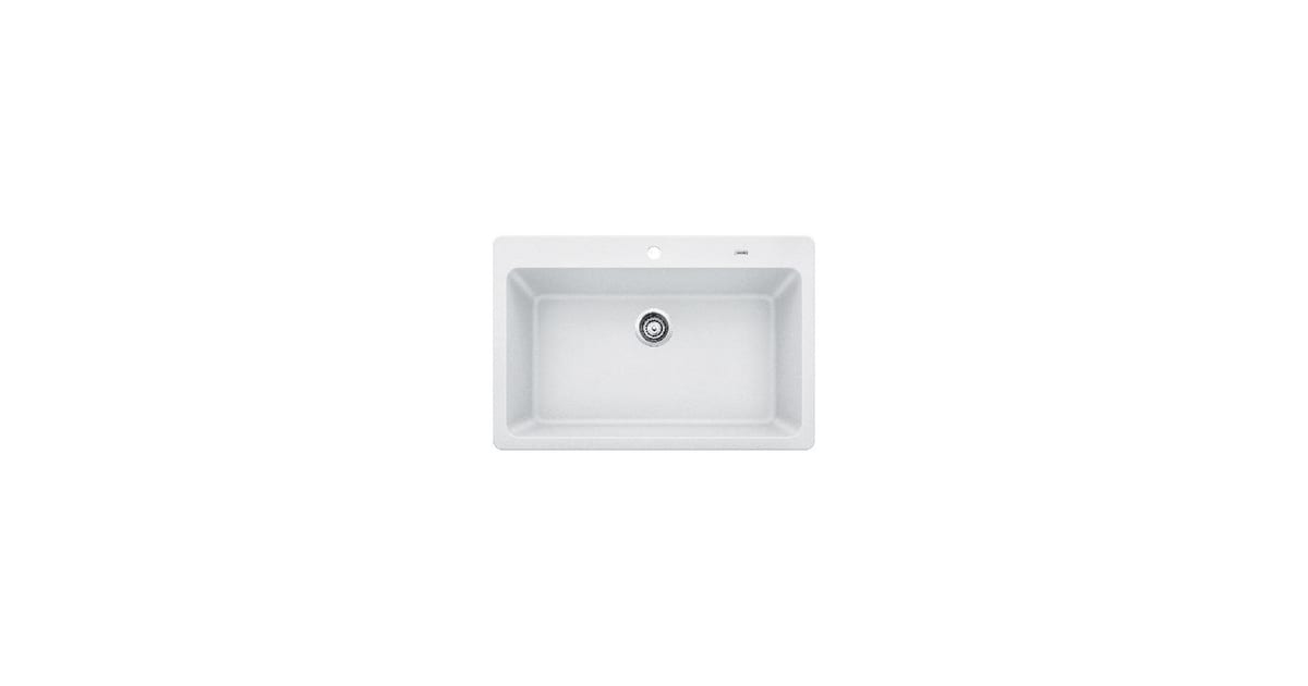 Blanco Grandis 33" SILGRANIT Drop-In or Undermount Super Single Bowl ...