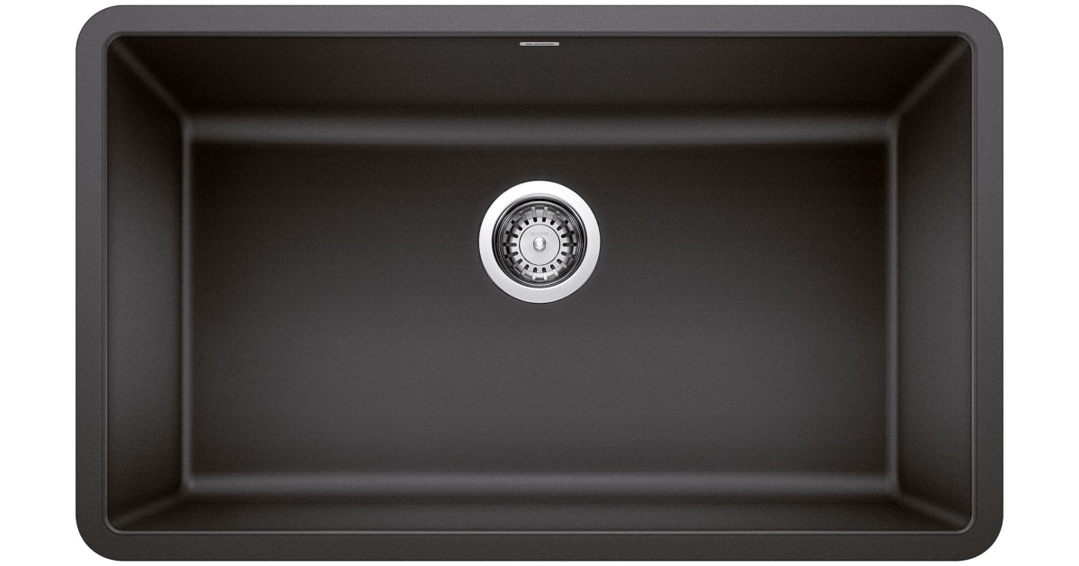 Blanco 442534 Precis 30" Undermount Single Basin SILGRANIT Kitchen Sink ...
