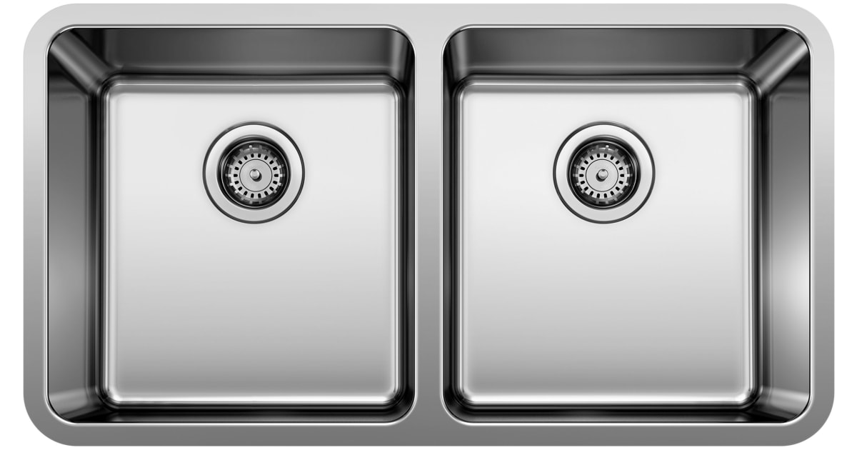 Blanco 442768 Formera 33" Undermount Double Basin Stainless Steel ...