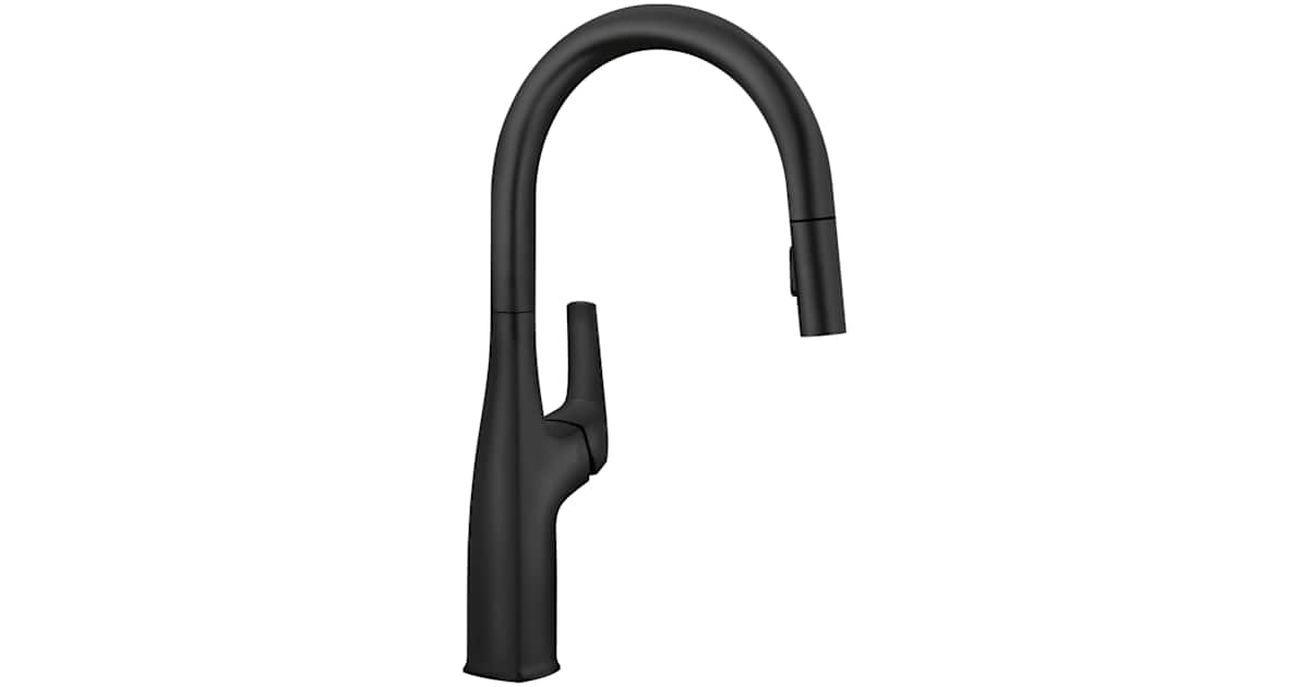 Blanco 443020 Rivana 1.5 GPM Single Hole Pull Down Kitchen Faucet ...