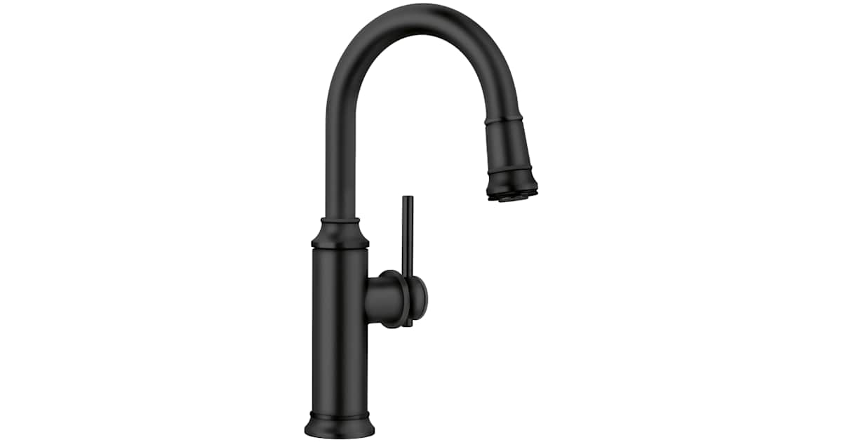 Blanco 443025 Empressa 1.5 GPM Single Hole Pull Down Bar Faucet ...