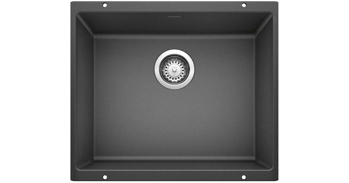 Blanco 513428 Precis 20-7/8" Undermount Single Basin SILGRANIT Kitchen ...