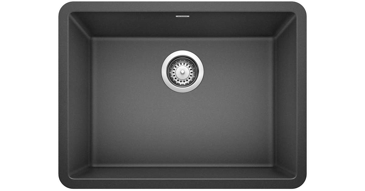 Blanco 522258 Precis 23-1/2" Undermount Single Basin SILGRANIT Kitchen ...