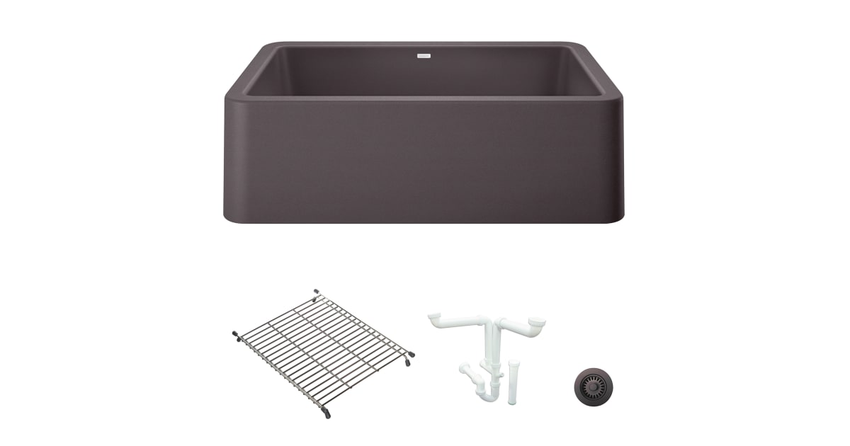 Blanco KA-401985 Ikon 33" Farmhouse Single Basin Granite Composite ...